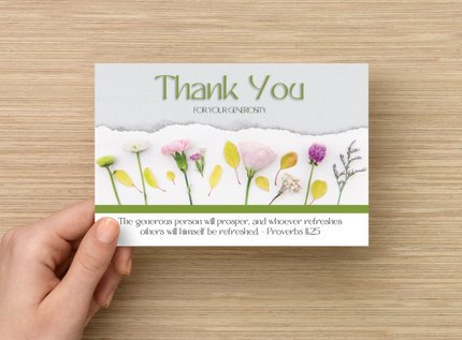 A Beautiful Set of 8 Scripture Thank You Postcards 4 X 6 | Etsy