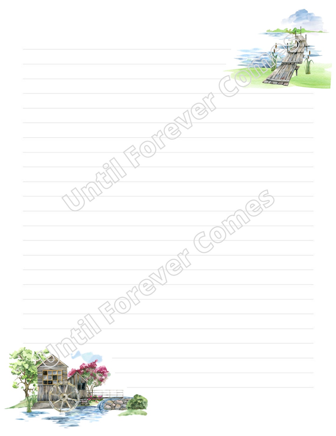 Psalm 37 10 11 JW Printable Letter Writing Stationary For Etsy Psalm 37 10 11 JW Printable Letter Writing Stationary For Etsy