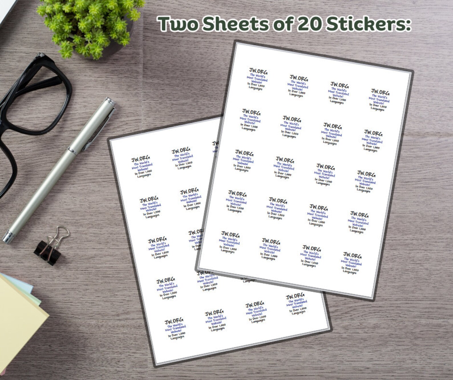 JW.ORG Circle Stickers: Over 1000 Languages (40 Stickers) - Etsy