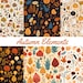 Autumn Digital Paper Autumn Seamless Pattern Fall Prints - Etsy