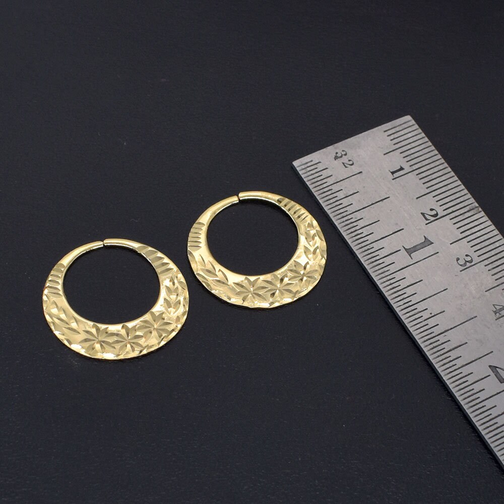 Nattiyan Earrings 18 K Gold Plated Earring for Men Boys Classic Punjabi ...