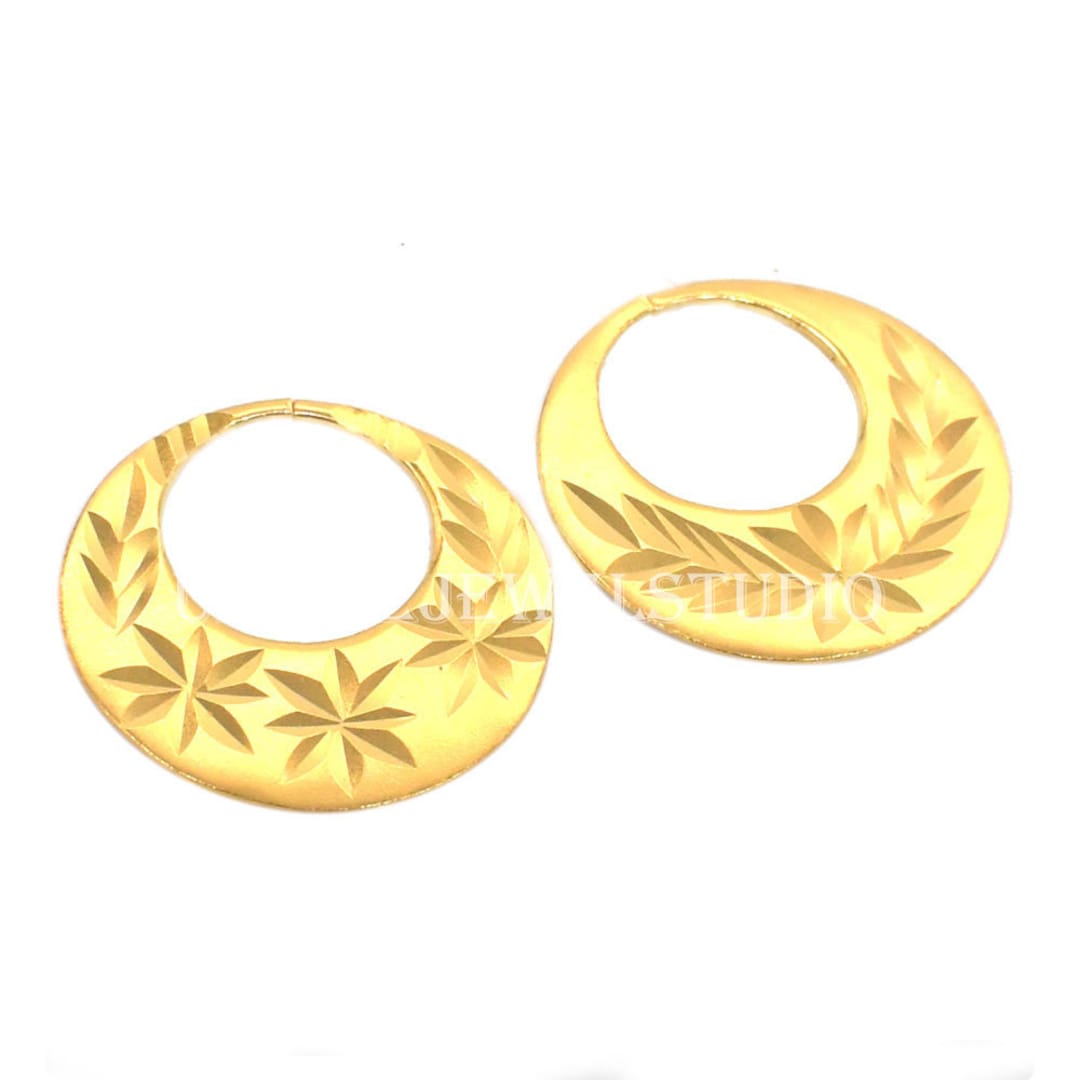 Latest Designs Nattiyan Earrings 22 K Micron Gold Plated Earring ...
