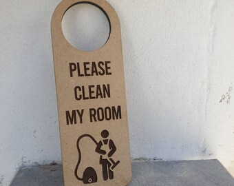Clean My Room Sign - Etsy