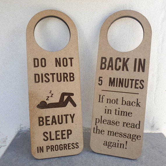 Do Not Disturb Signs Adult