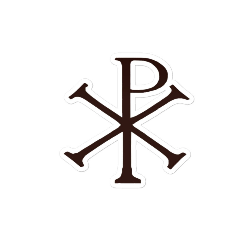 Chi Rho Christogram Sticker, Orthodox Sticker, Catholic Sticker Gift ...