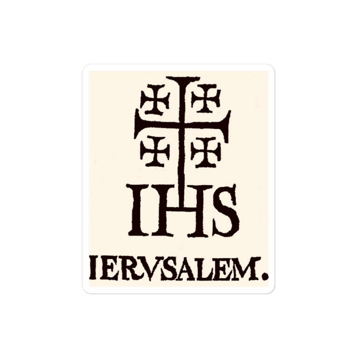 Christogram IHS Sticker, Orthodox Sticker, Catholic Sticker, Christian ...