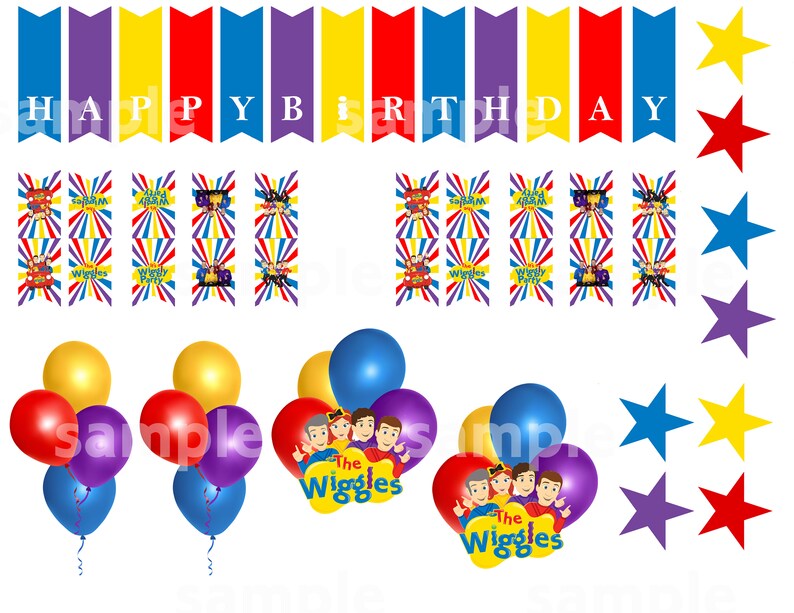 Wiggles Birthday Cake Topper - Etsy Australia