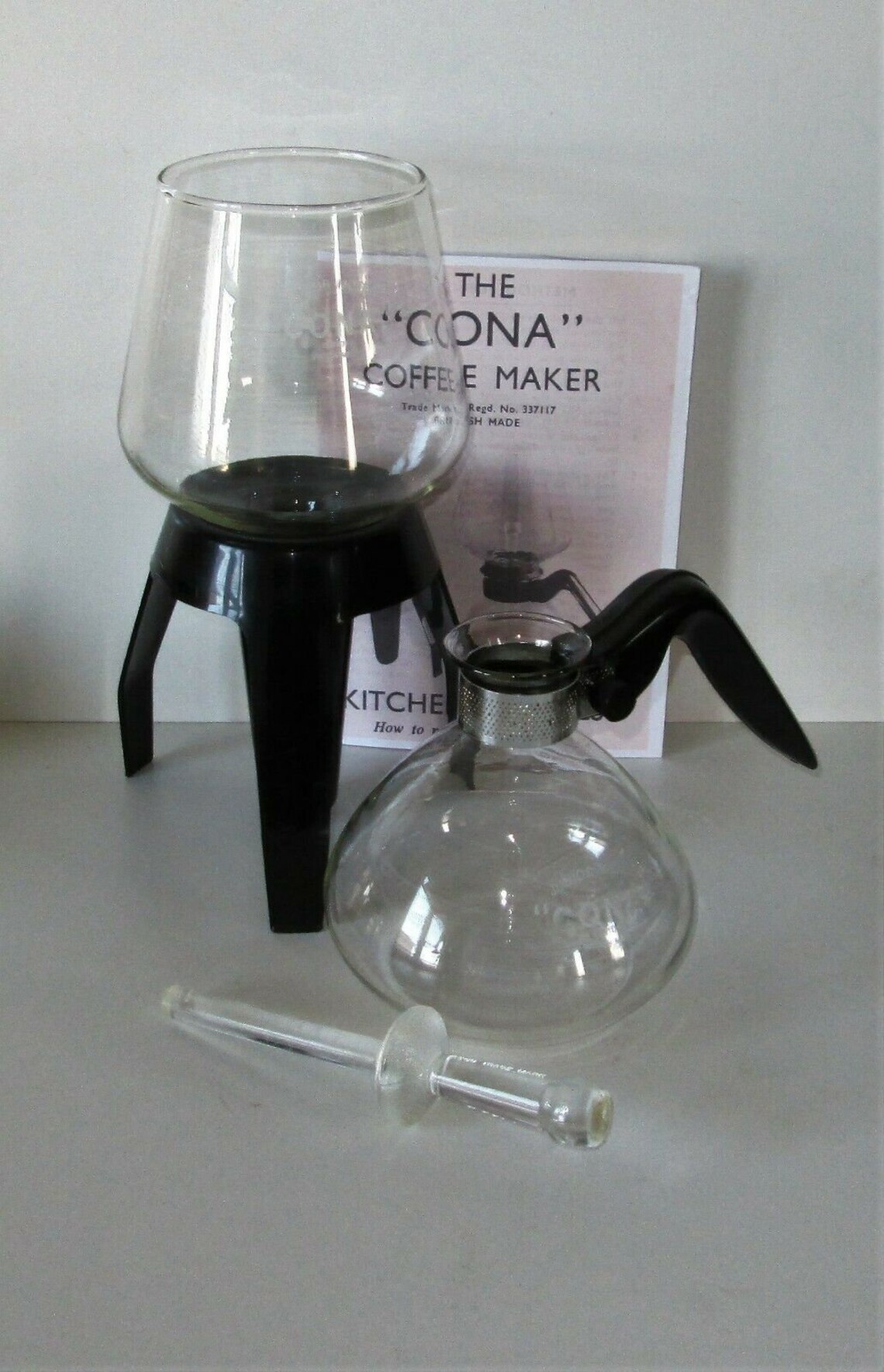 Cona Junior Coffee Maker 568 Ml 1 Pint Capacity Stove Top - Etsy