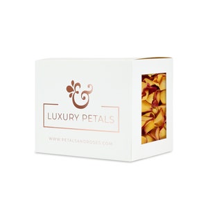 Sunset Kiss Dried Rose Petals | Yellow & Red | Luxury Biodegradable ...