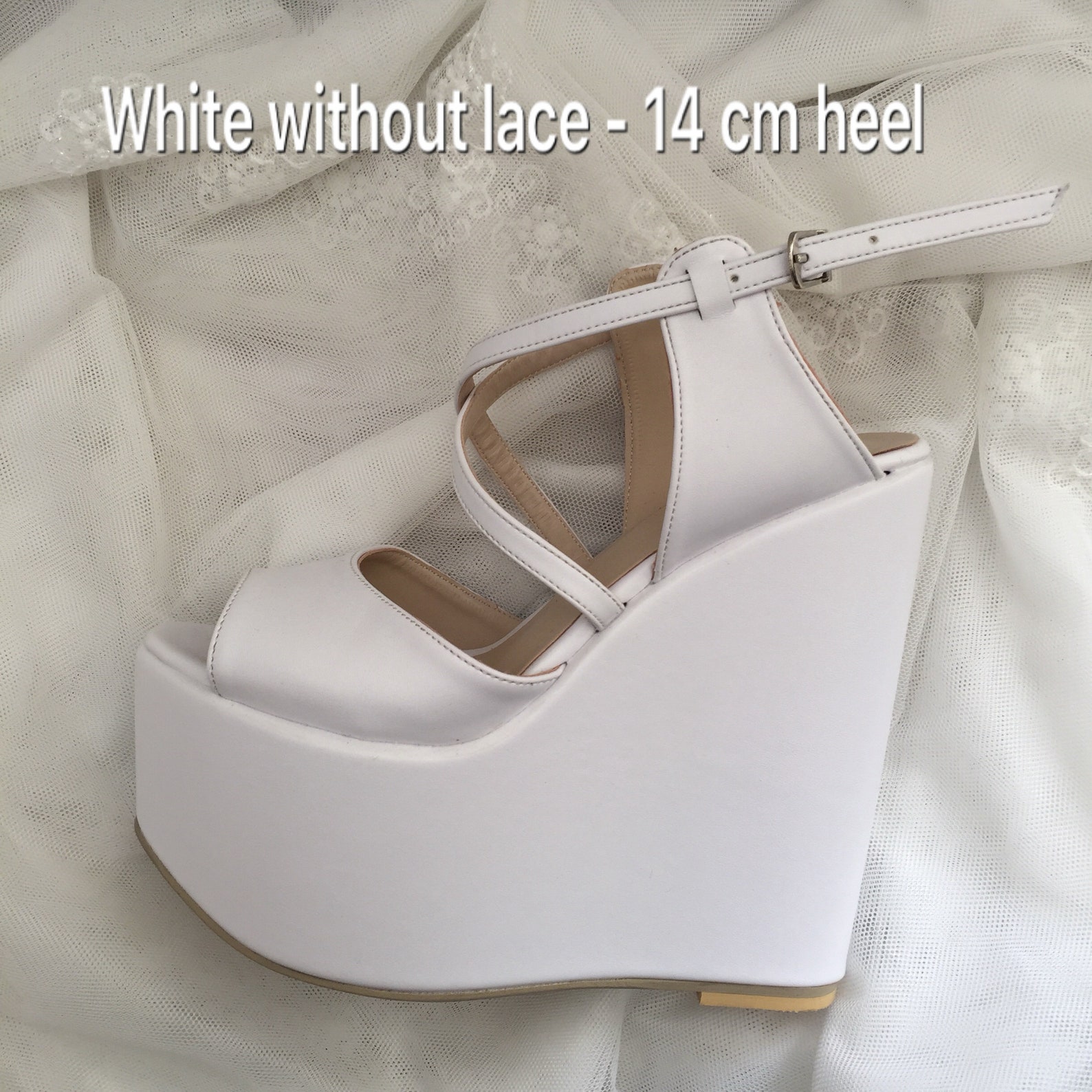 Wedding Wedge for Bride,wedding Shoe for Bride , Wedge for Bride, Bride ...