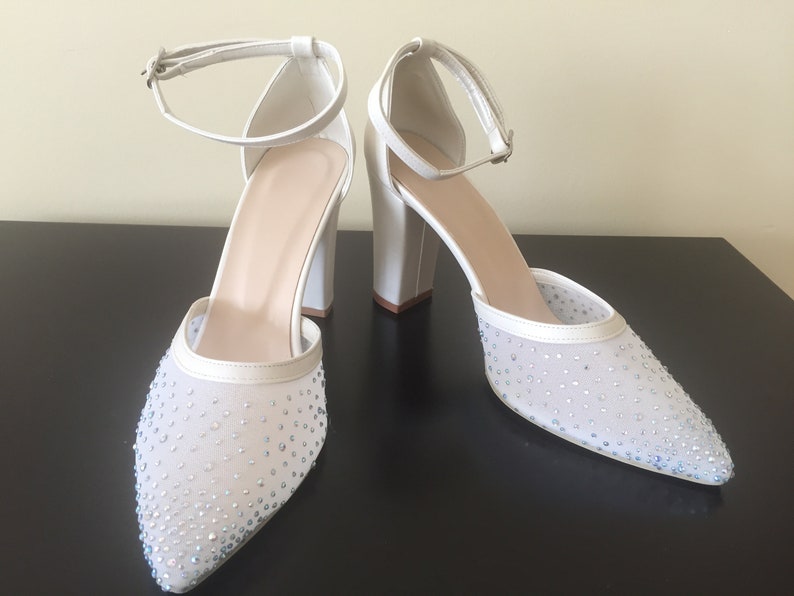 Stone Embellished , Ivory , Lace - Wedding Shoes , Bridal Shoes - Etsy