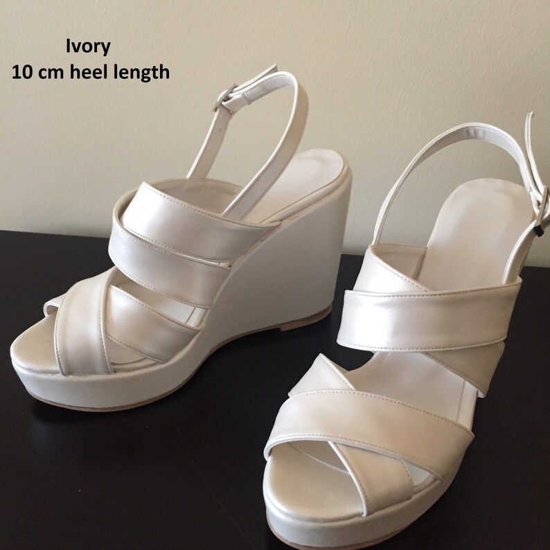 Wedding Wedge for Bridewedding Shoe for Bride Wedge Bride - Etsy