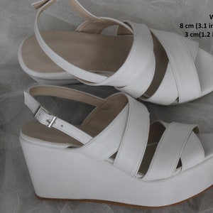 Wedding Wedge for Bride,wedding Shoe for Bride , Wedge , Bride Shoe for ...