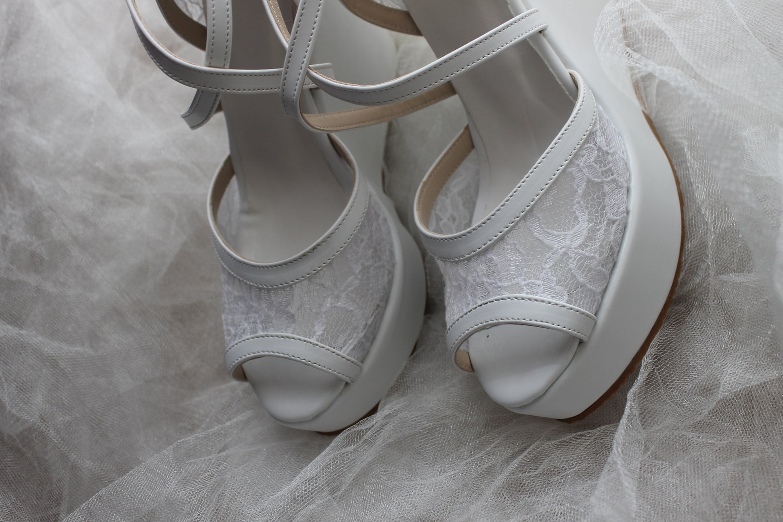 Wedges Cris Cros Wedges Ivory Wedge White Wedge Bridal - Etsy