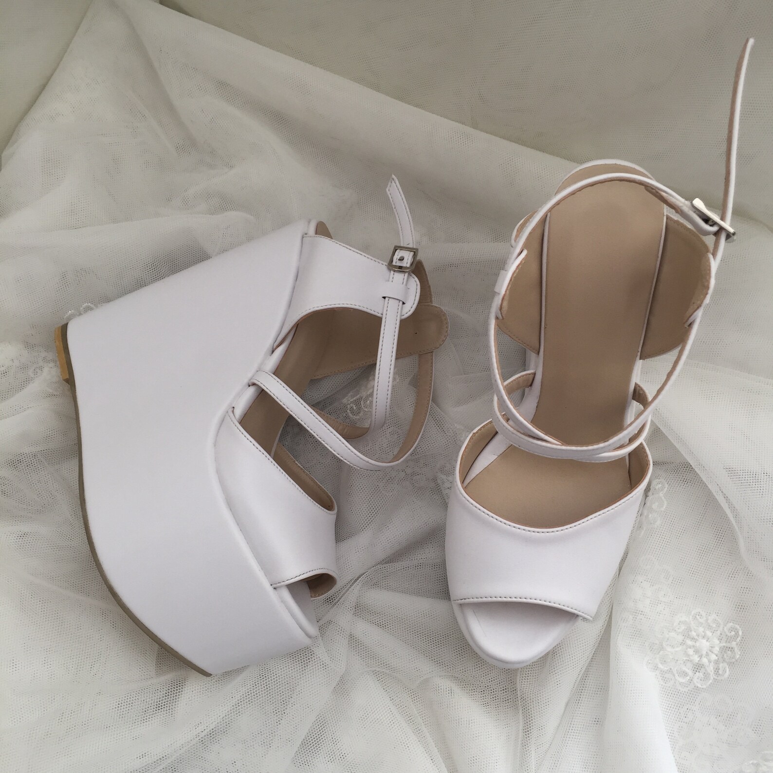 Wedding Wedge for Bridewedding Shoe for Bride Wedge for - Etsy