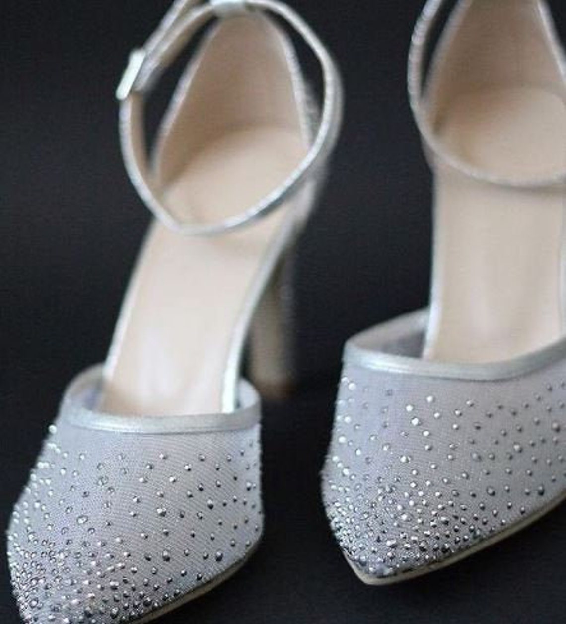 Stone Embellished Ivory Lace Wedding Shoes Bridal - Etsy