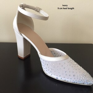 Stone Embellished , Ivory , Lace - Wedding Shoes , Bridal Shoes - Etsy