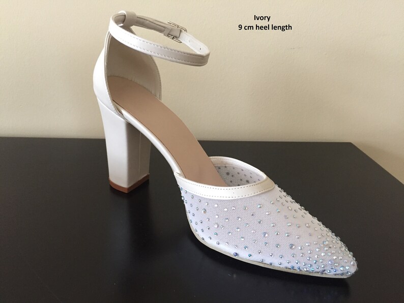 Stone Embellished Ivory Lace Wedding Shoes Bridal - Etsy
