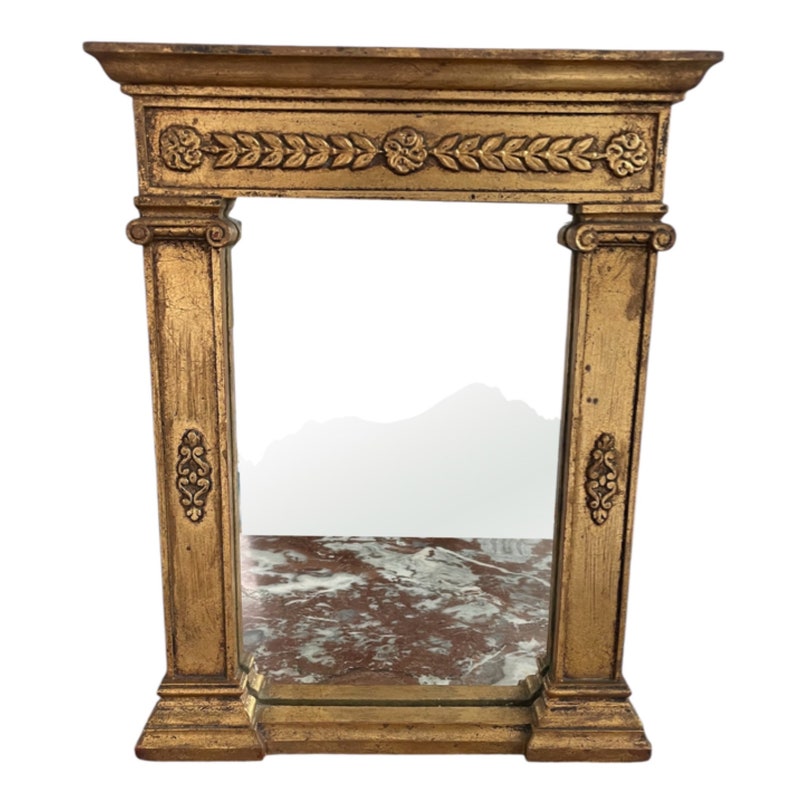 Antique Wood Mirror - Etsy