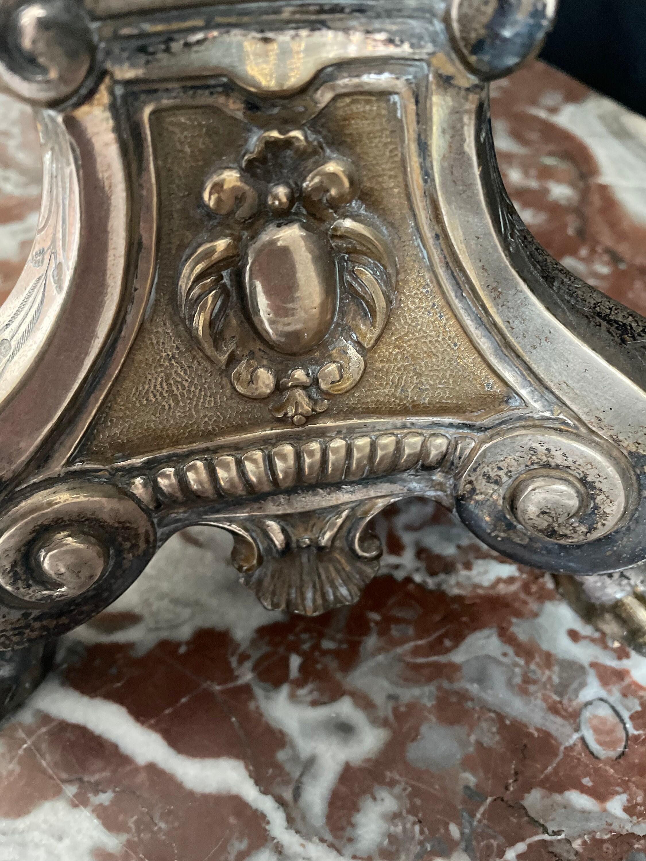 Antique pique-cierge métal argenté pieds pieds tripode - Etsy Canada