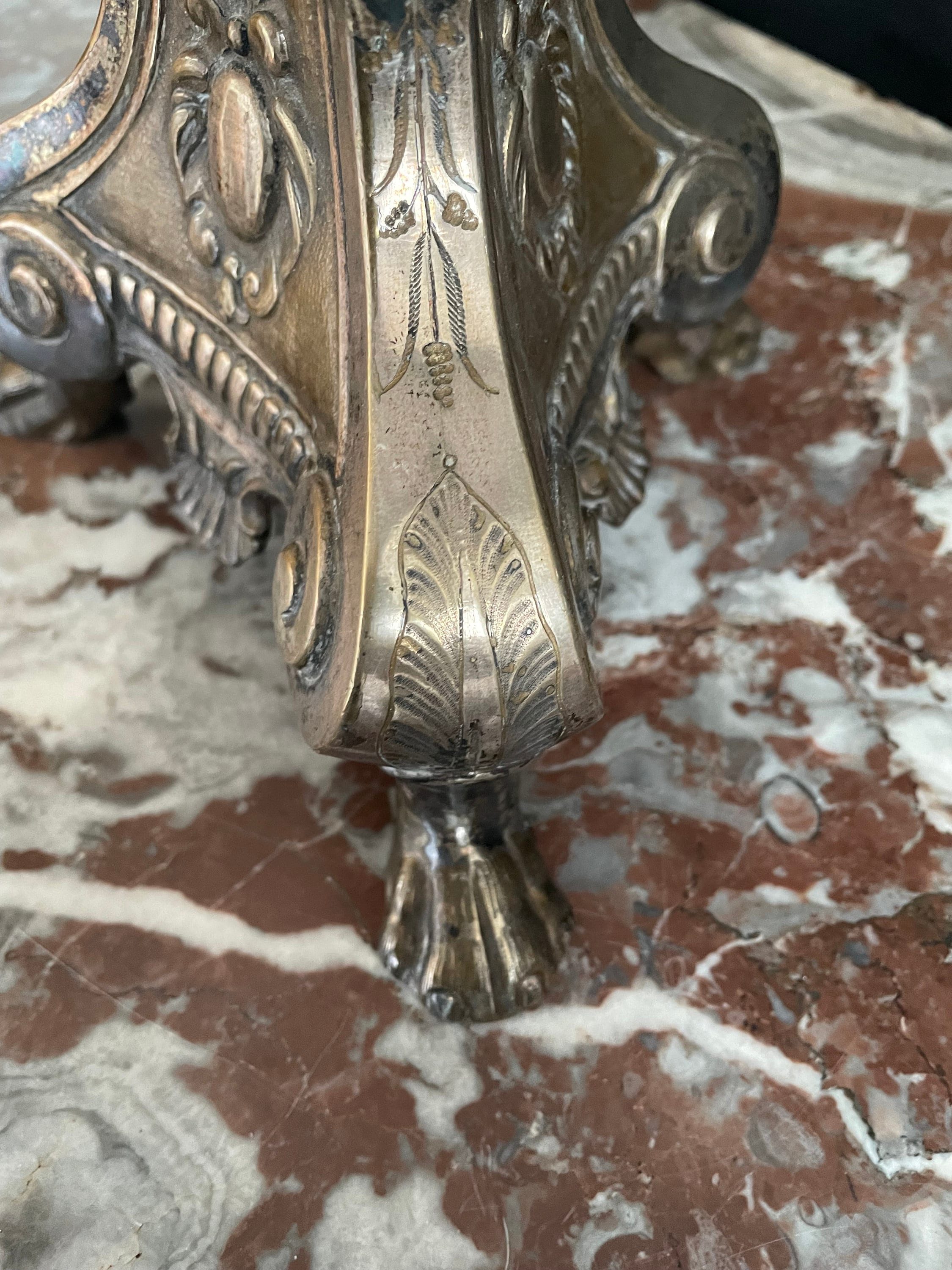 Antique pique-cierge métal argenté pieds pieds tripode - Etsy Canada