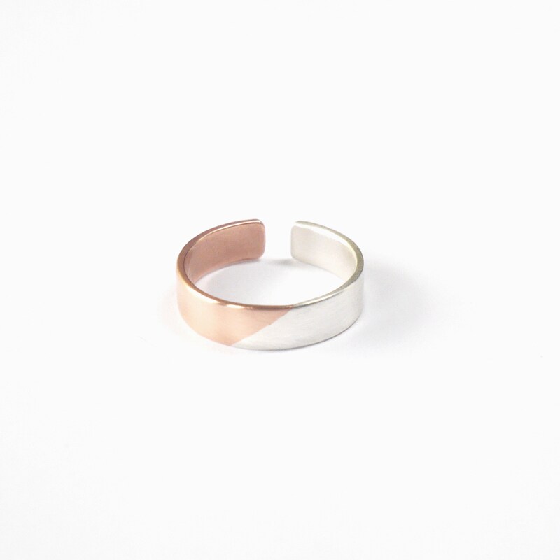 Silver Copper Ring - Etsy