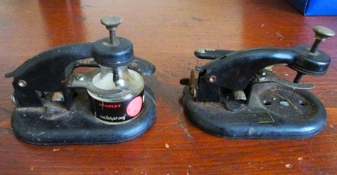 Vintage Drafting Ink Bottle Dippers 2 Dietzen. Cast Iron. - Etsy