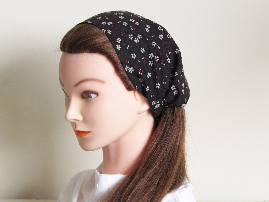 Japanese Print Cotton Hairscarf/ Sakura Print Headscarf/summer Beach ...