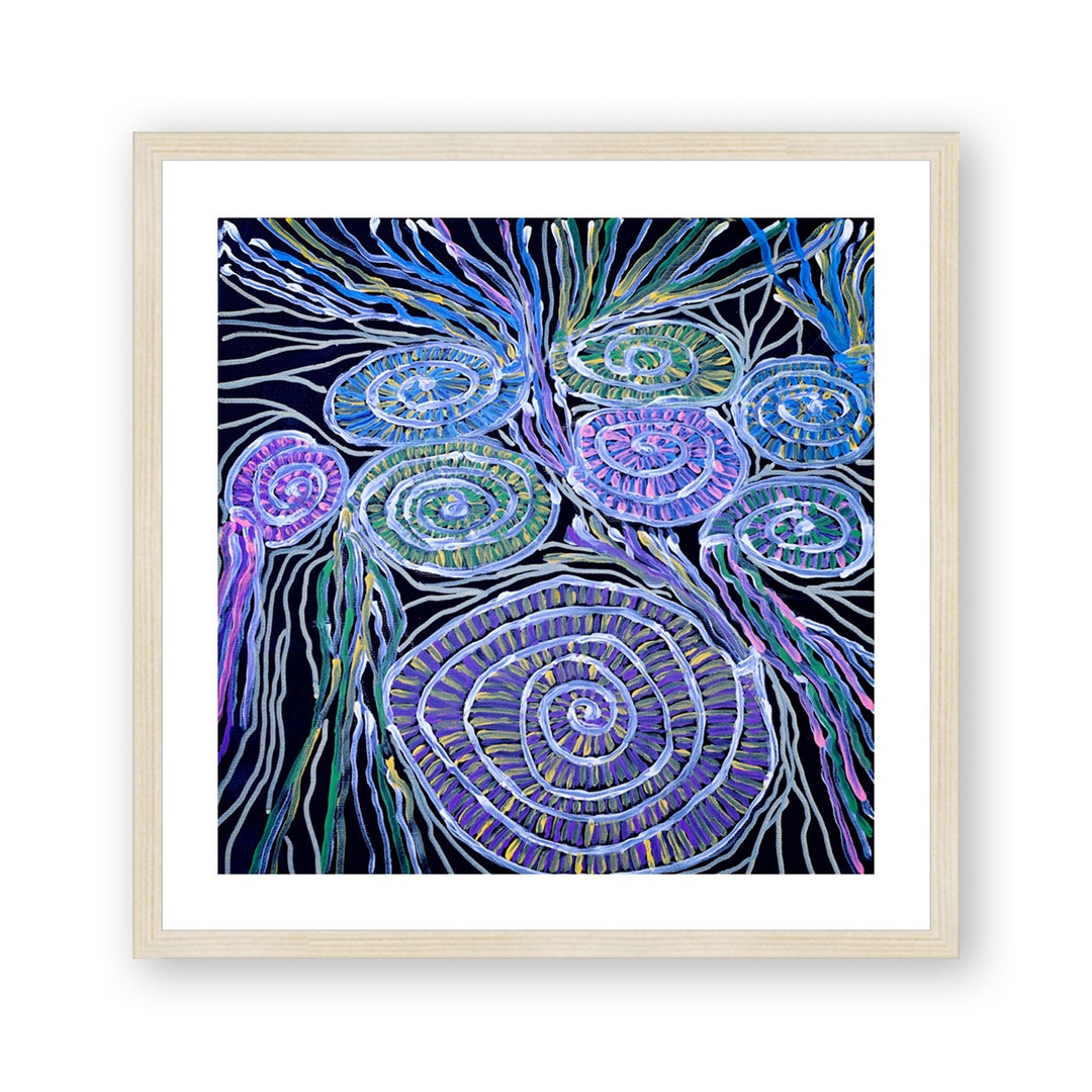 Aboriginal Framed Print Indigenous Wall Art Contemporary - Etsy