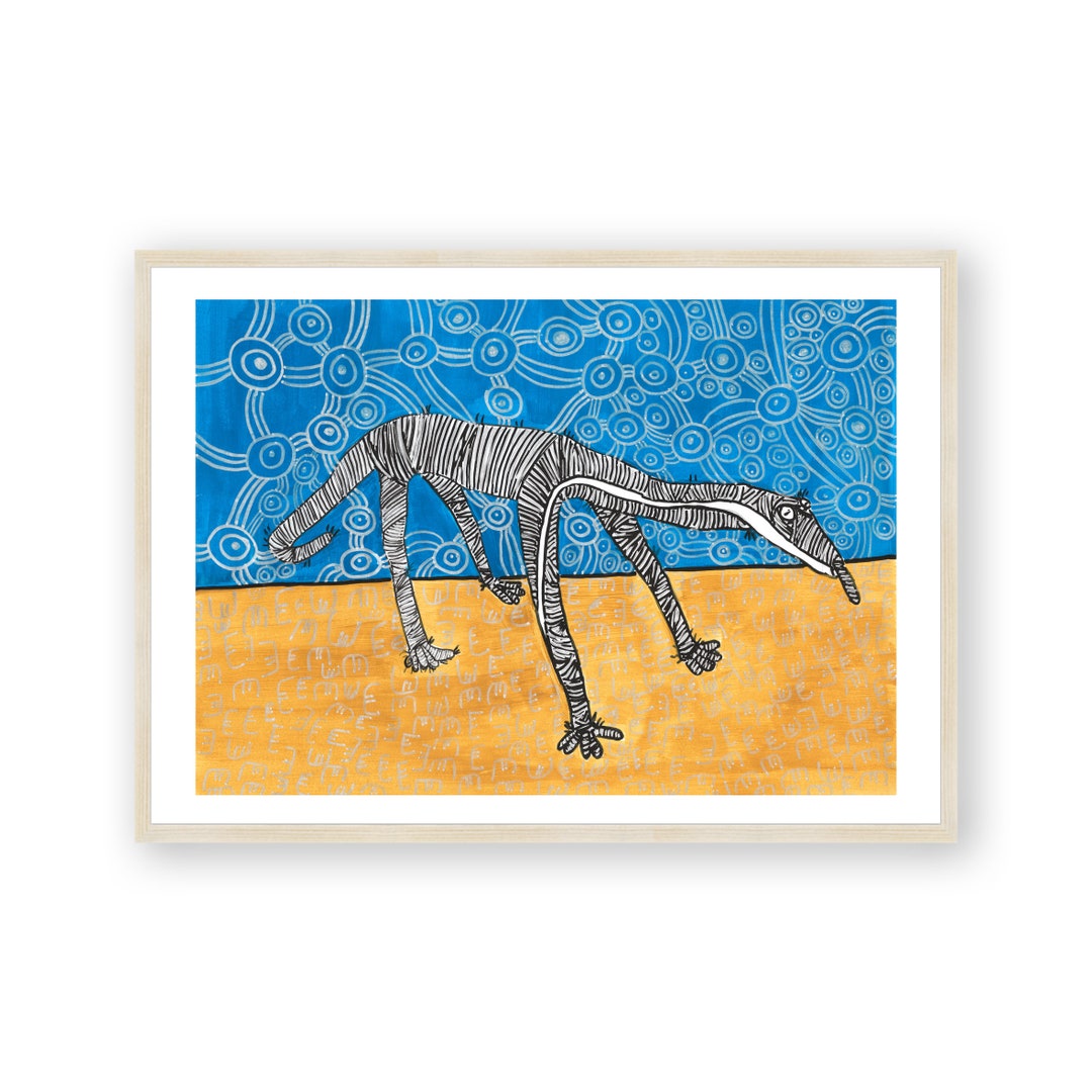 Aboriginal Framed Print , Indigenous Wall Art , Australian Art , Kids ...