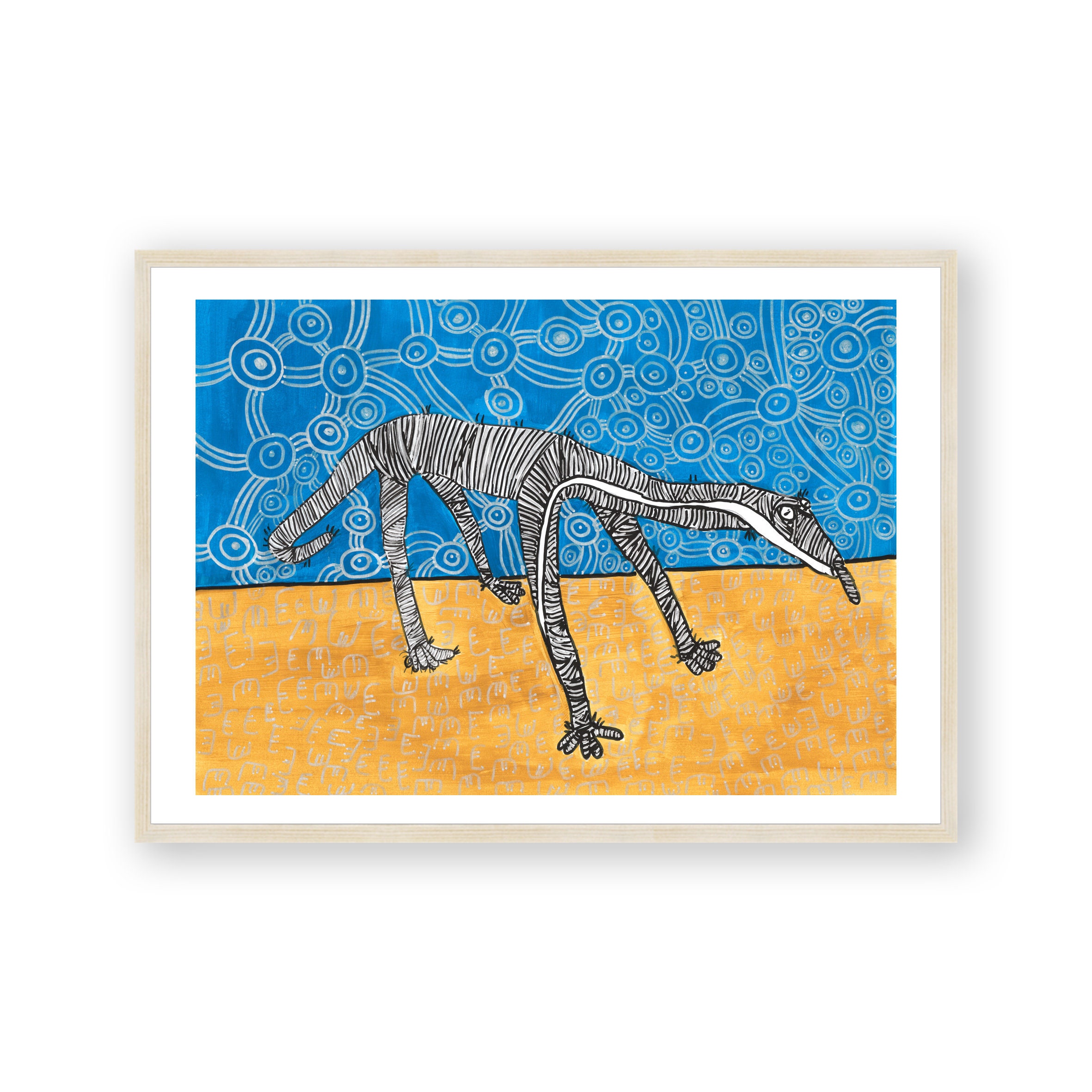 Aboriginal Framed Print Indigenous Wall Art Australian Art - Etsy Australia