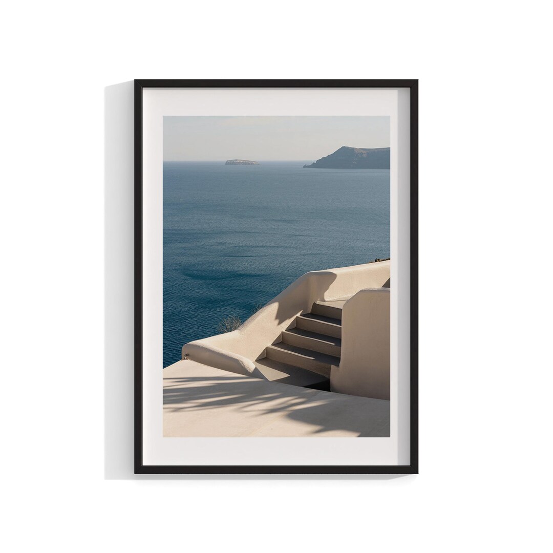The Poetry of Stairs Art, Framed Wall Art, Modern Print, Scenic ...