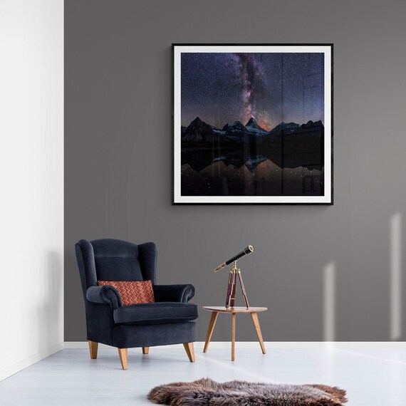 Starry Sky Framed Print Stars Photography Wall Art | Etsy