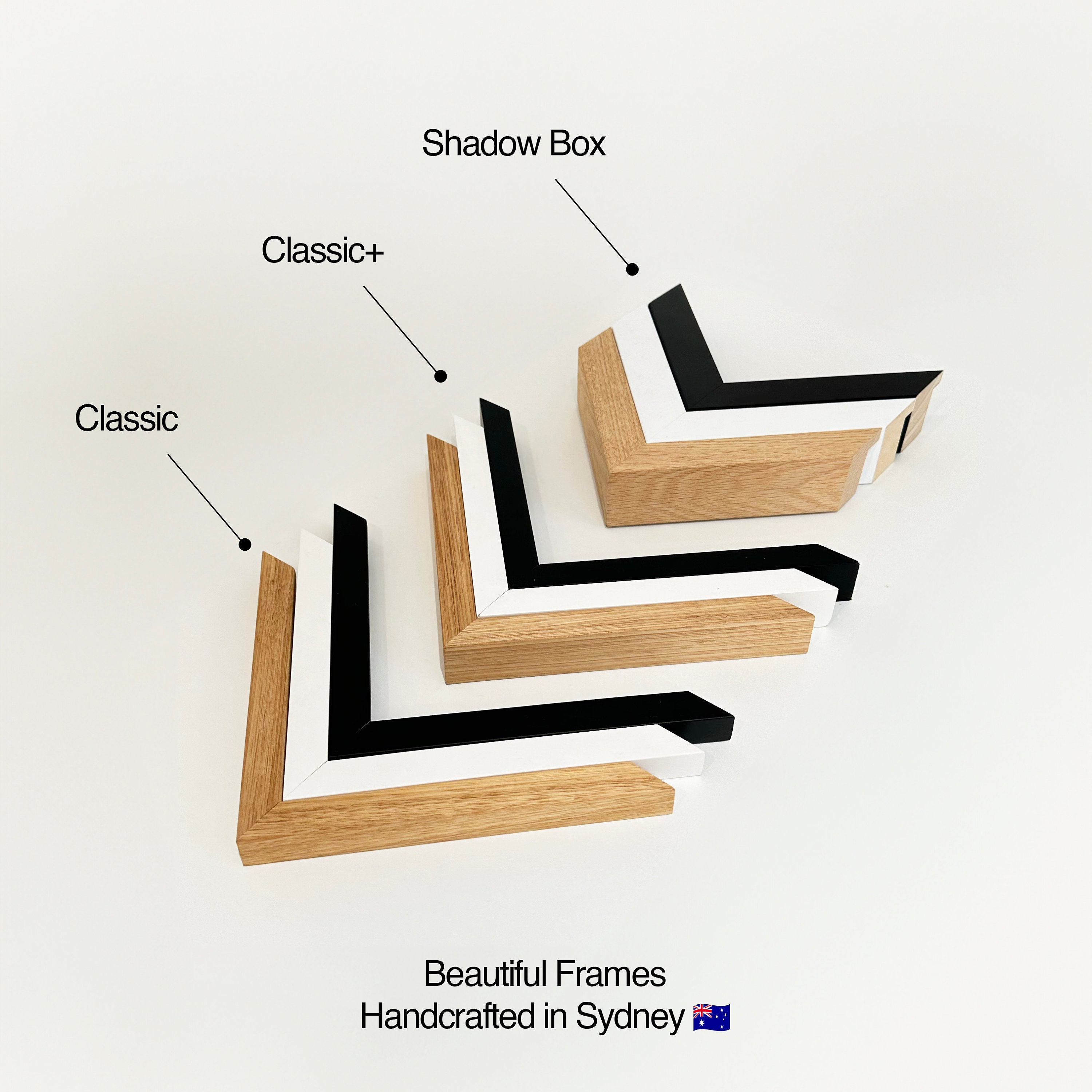 Handmade Picture Frames for Prints, Photographs, Documents, A4, A3, A2 ...