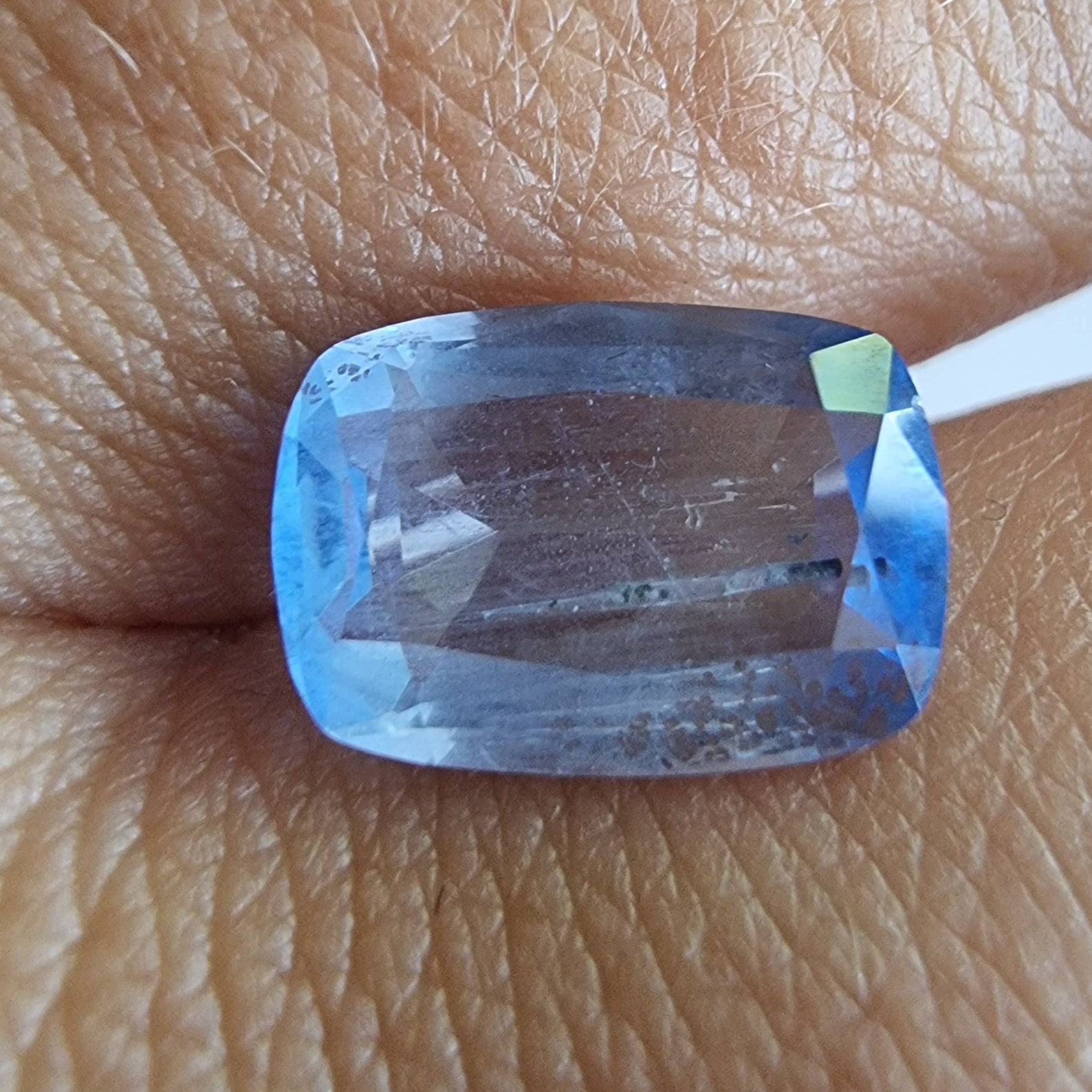 3.06ct Natural Aquamarine Maxixe Beryl Vivid Rare Purple Blue | Etsy