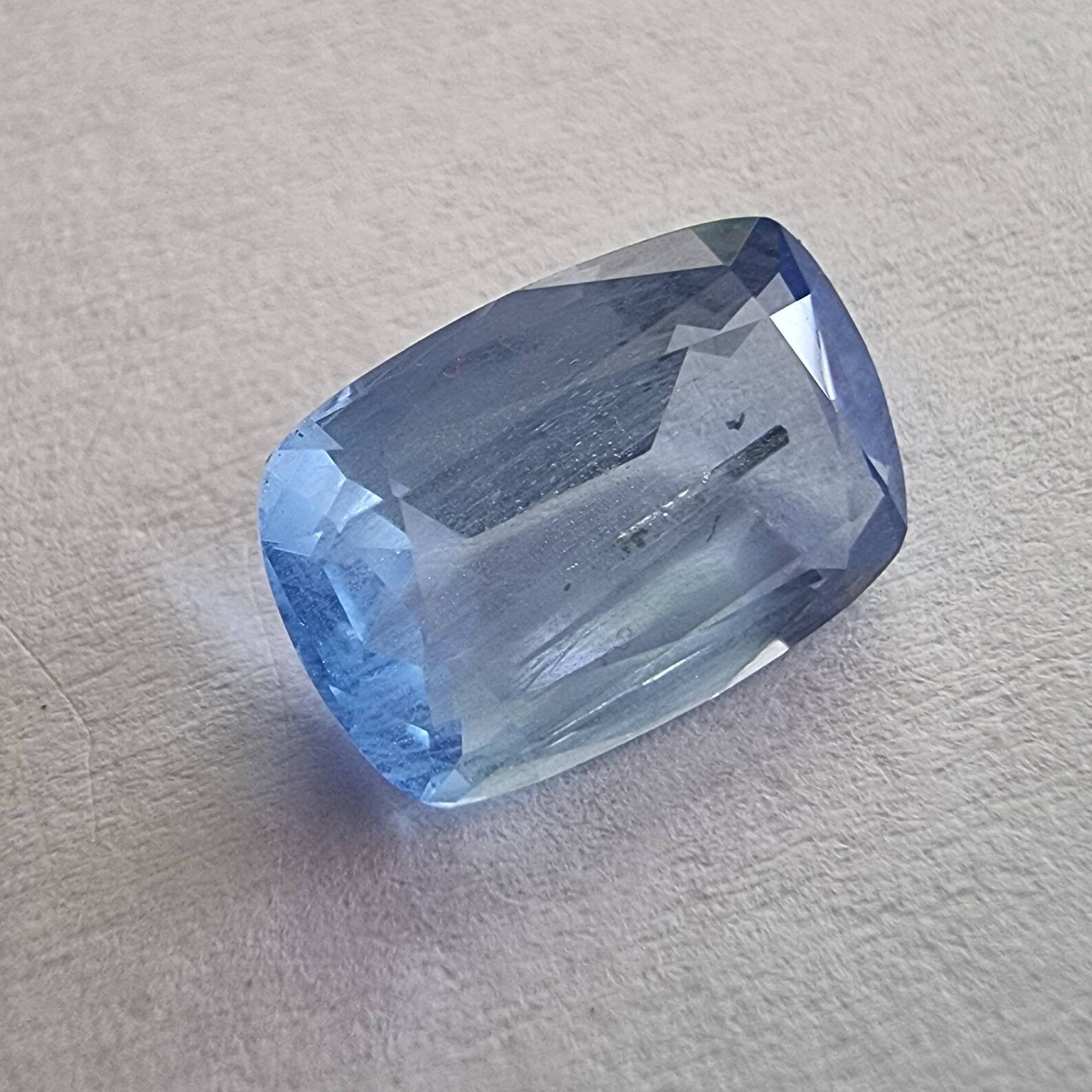 3.06ct Natural Aquamarine Maxixe Beryl Vivid Rare Purple Blue | Etsy