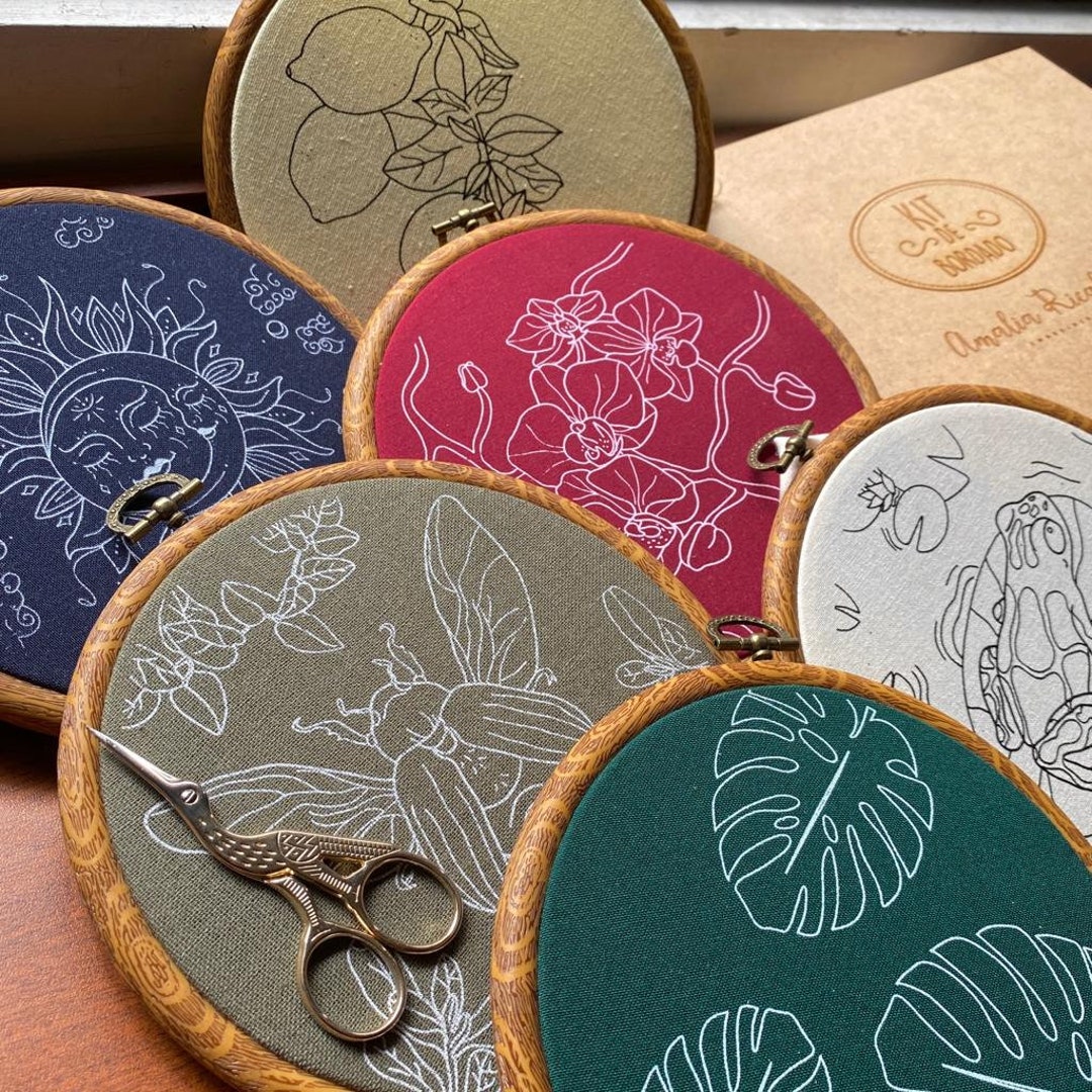 Botanic Digital Patterns: Hand Embroidery - Etsy