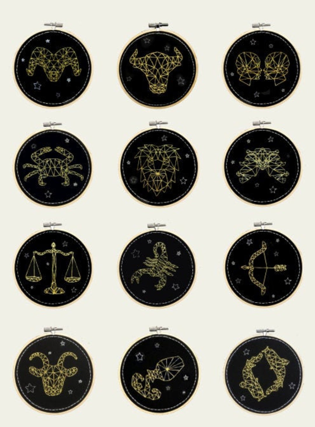 Embroidery Zodiac Patterns - Etsy