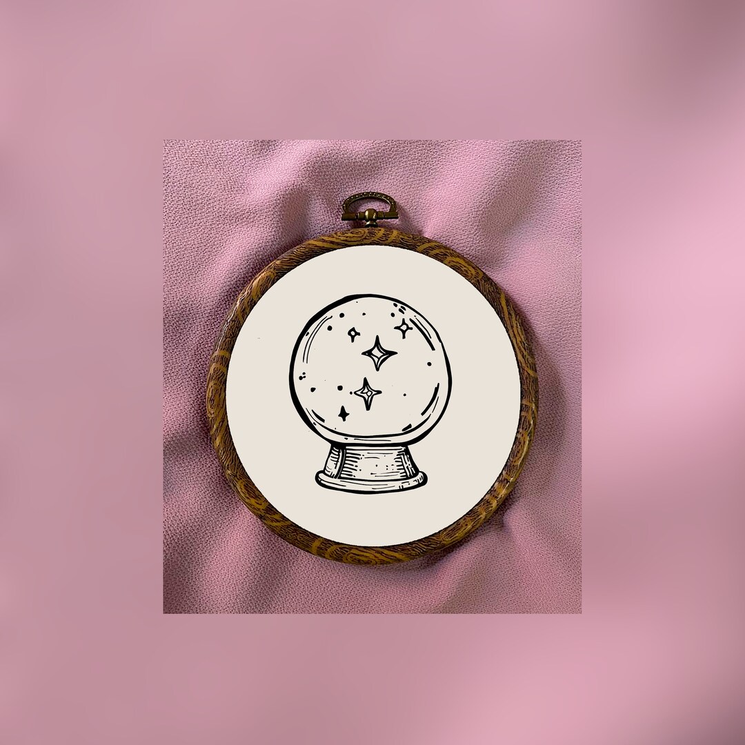 Crystal Ball Embroidery Pattern PDF - Etsy