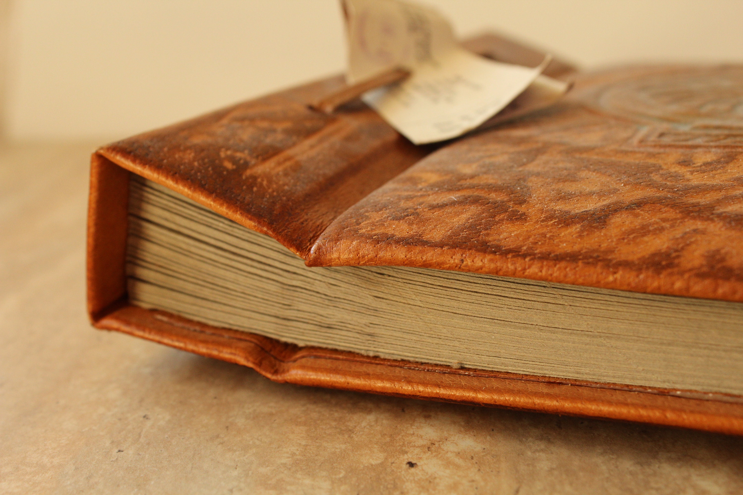 Large Leather Photo Album Vintage Photo Album Leather Photo - Etsy