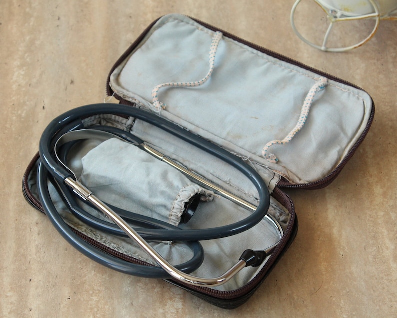 Medical Stethoscope SMIC, Vintage Medical Headphones, Medical Tool ...