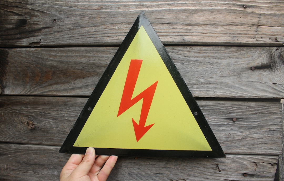 Industrial Metal Sign, Vintage Enamelled Metal Sign, Enamelled Metal ...