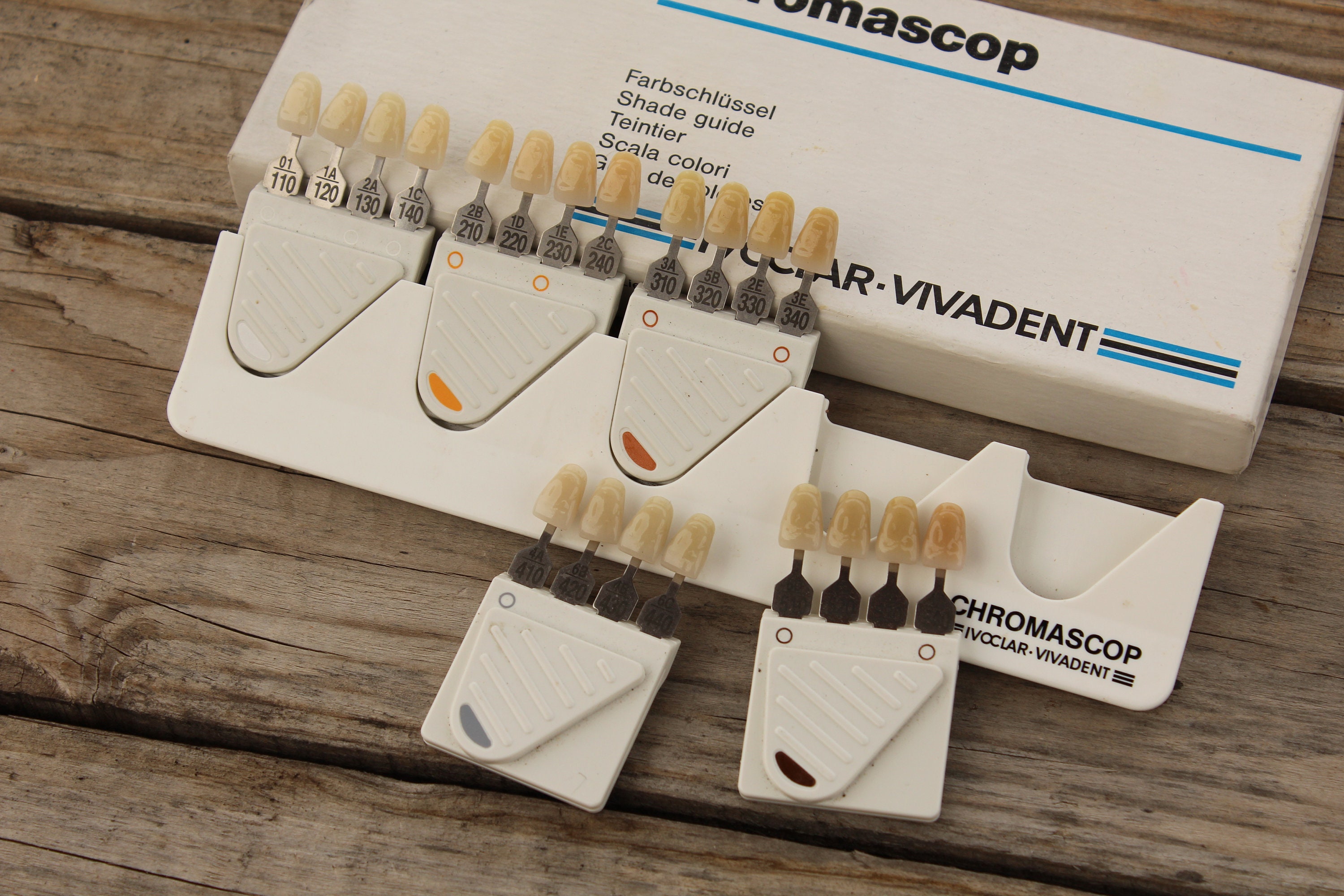 Vintage Dental Tools Shade Guide Made in Liechtenstein - Etsy