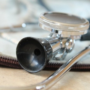 Medical Stethoscope SMIC, Vintage Medical Headphones, Medical Tool ...