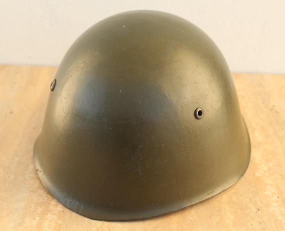 Military Helmet, Vintage Helmet, Metal Military Helme… - Gem