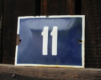 Door Number 11 Plate - Etsy