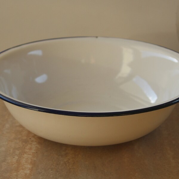 Metal Enamel Bowl - Etsy