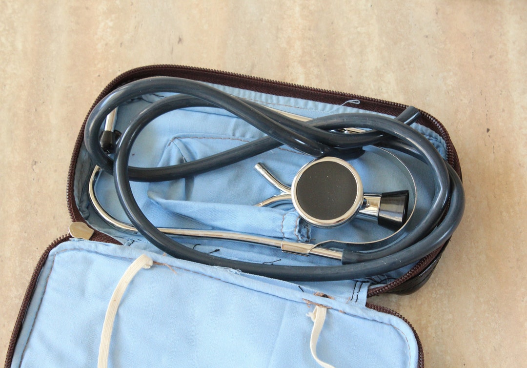 Vintage Medical Stethoscope, Stethoscope SMIC, Stethoscope in Case ...