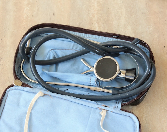 Vintage Medical Stethoscope, Stethoscope SMIC, Stethoscope in Case ...