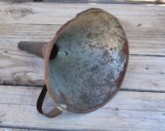 Old Metal Funnel - Etsy